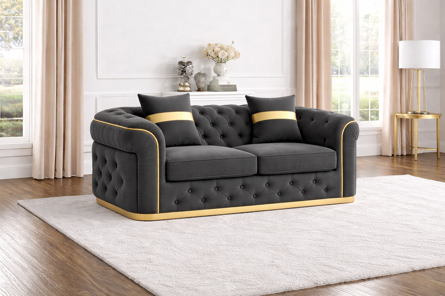 Turkish Ambassador Sofa ( 2 Seater ) – Furnishs